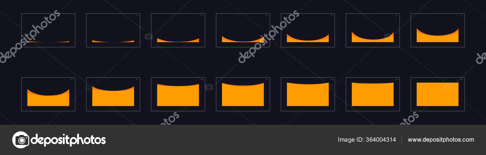 Efecto Transiciones Animación Sprite Hoja Transiciones Animación Cuadro ...