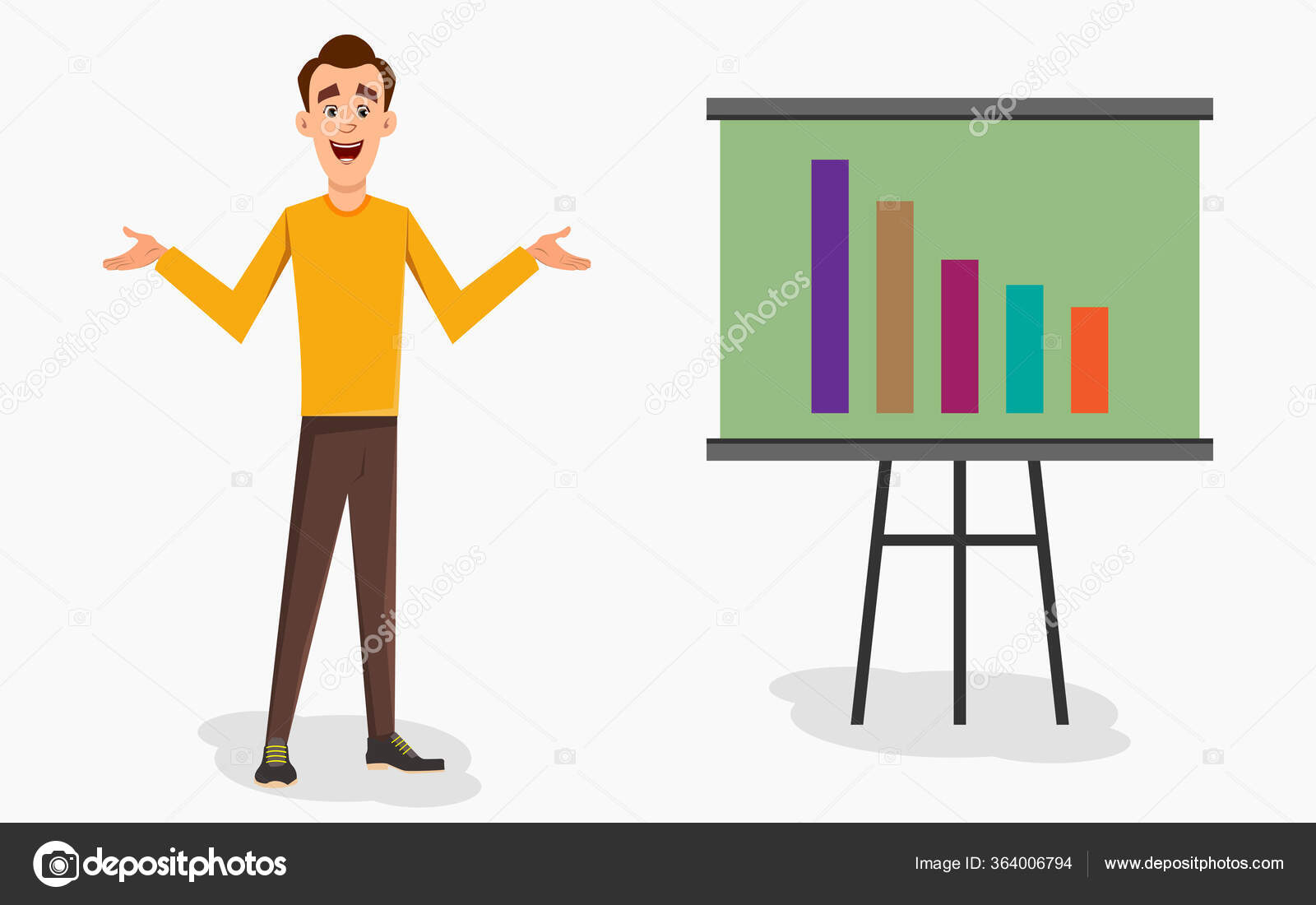 Character Set Your Design Motion Animation Cartoon Video Stock Vector ...