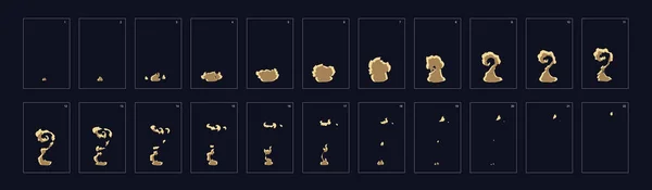 Dust Animation Sprite Sheet Animation Dust Effect Classic Animation ...