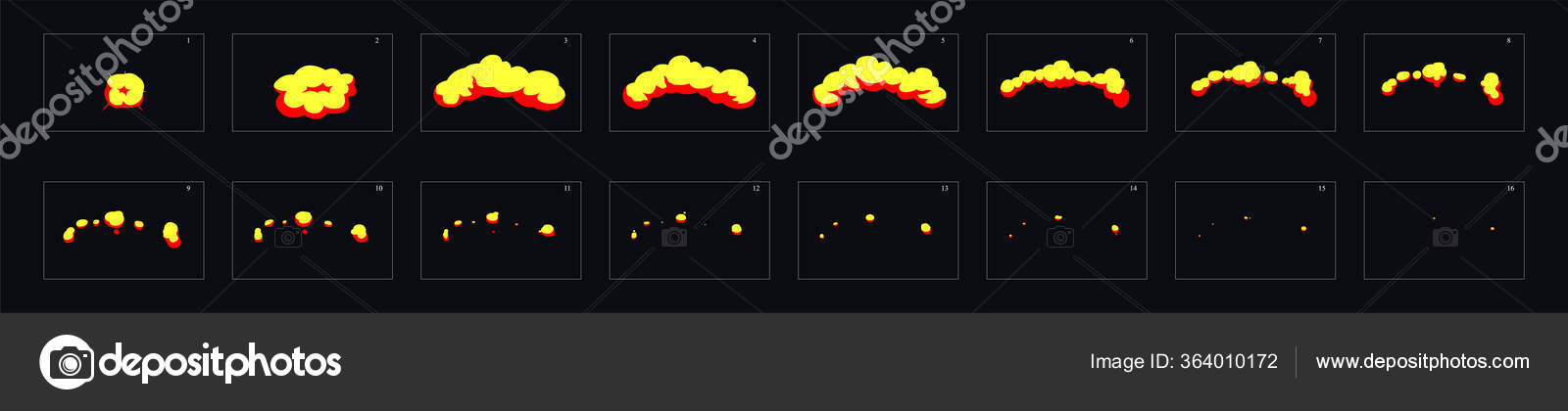 Fire Explosion Effect Explosion Animation Animation Fire Effect ...