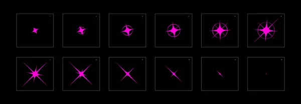 Efek Percikan Racun Kartun Sprite Sheet Dari Splash Racun Frame Vektor ...