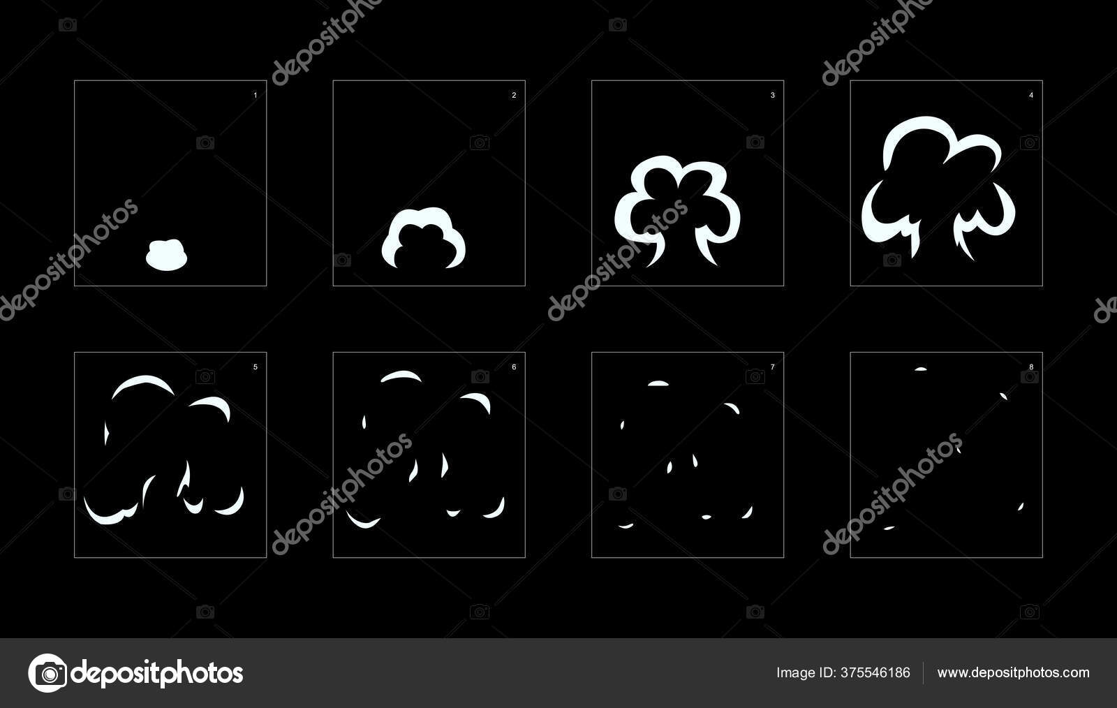 Explosion Smoke Effect Explosion Animation Effect Animation Sprite ...