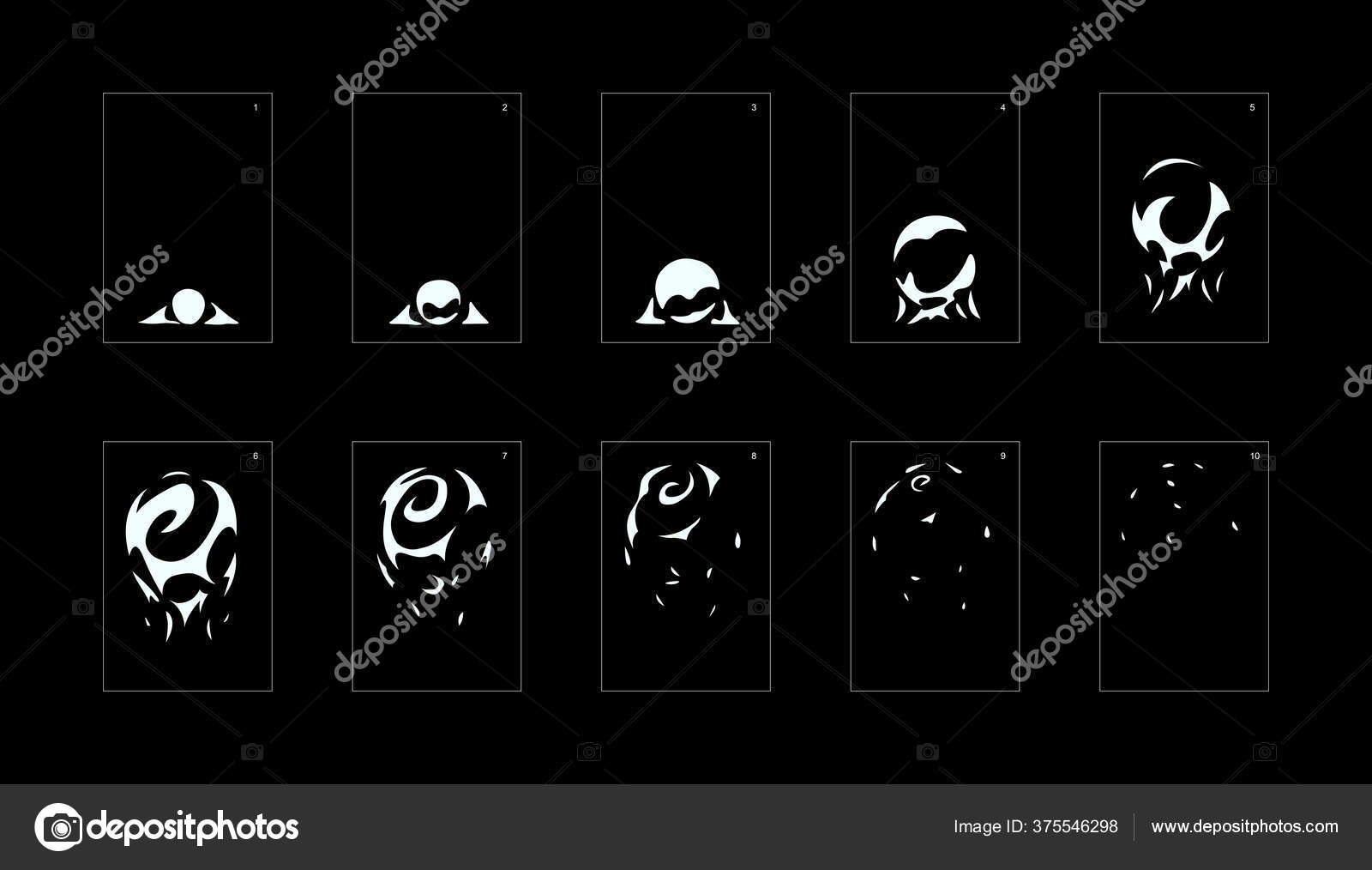 Pengaruh Ledakan Asap Efek Animasi Ledakan Animasi Sprite Untuk ...