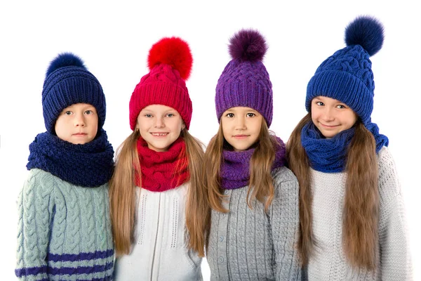 Kids group winter Stock Photos, Royalty Free Kids group winter Images ...