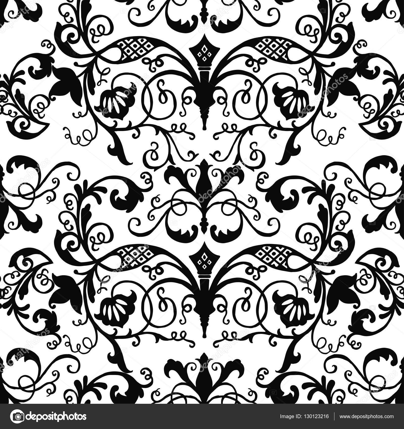 Damask Baroque Seamless Pattern Stock Vector Image By ©mazeina 130123216