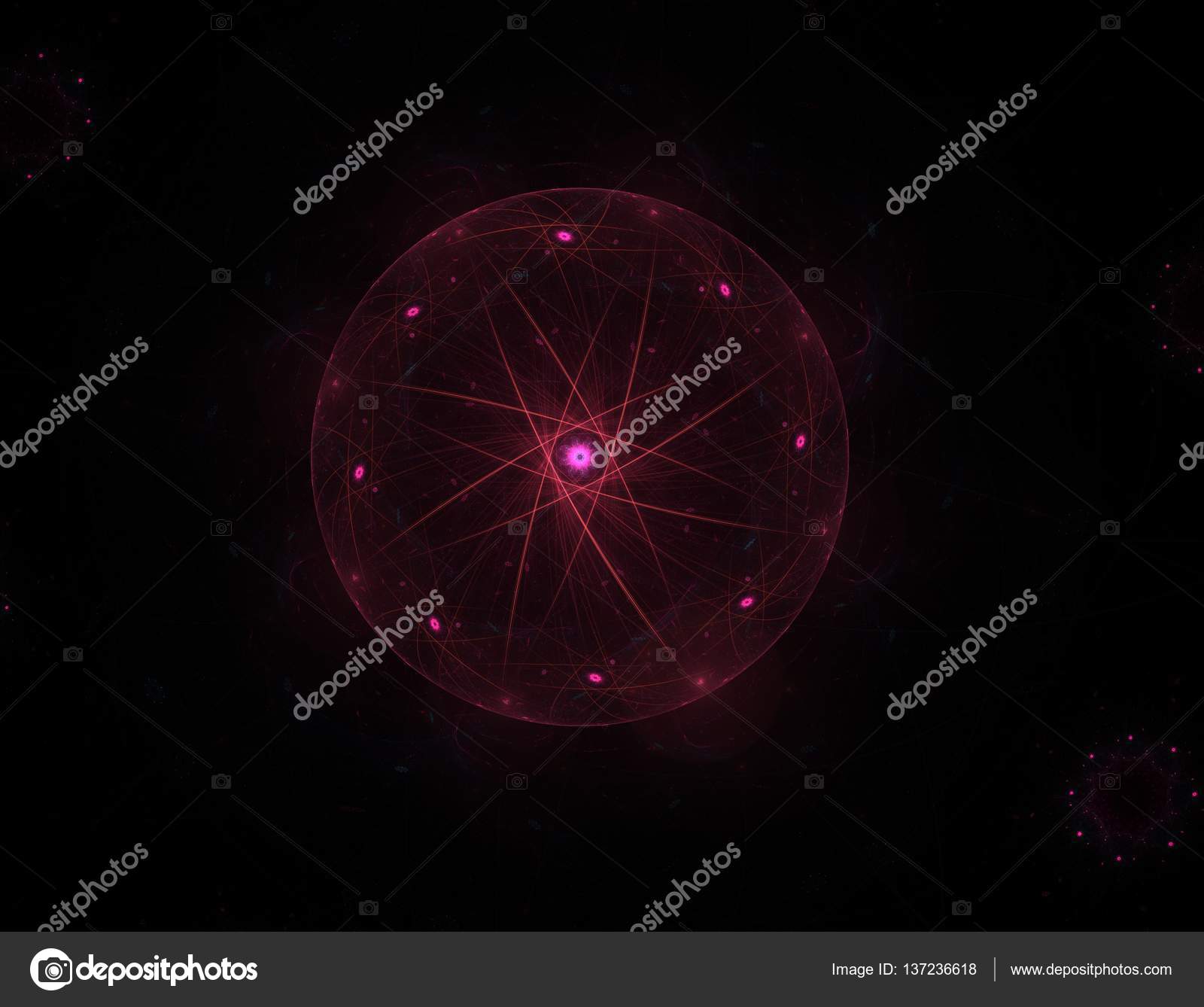 Geometry of Space series. Visually attractive backdrop made of ...