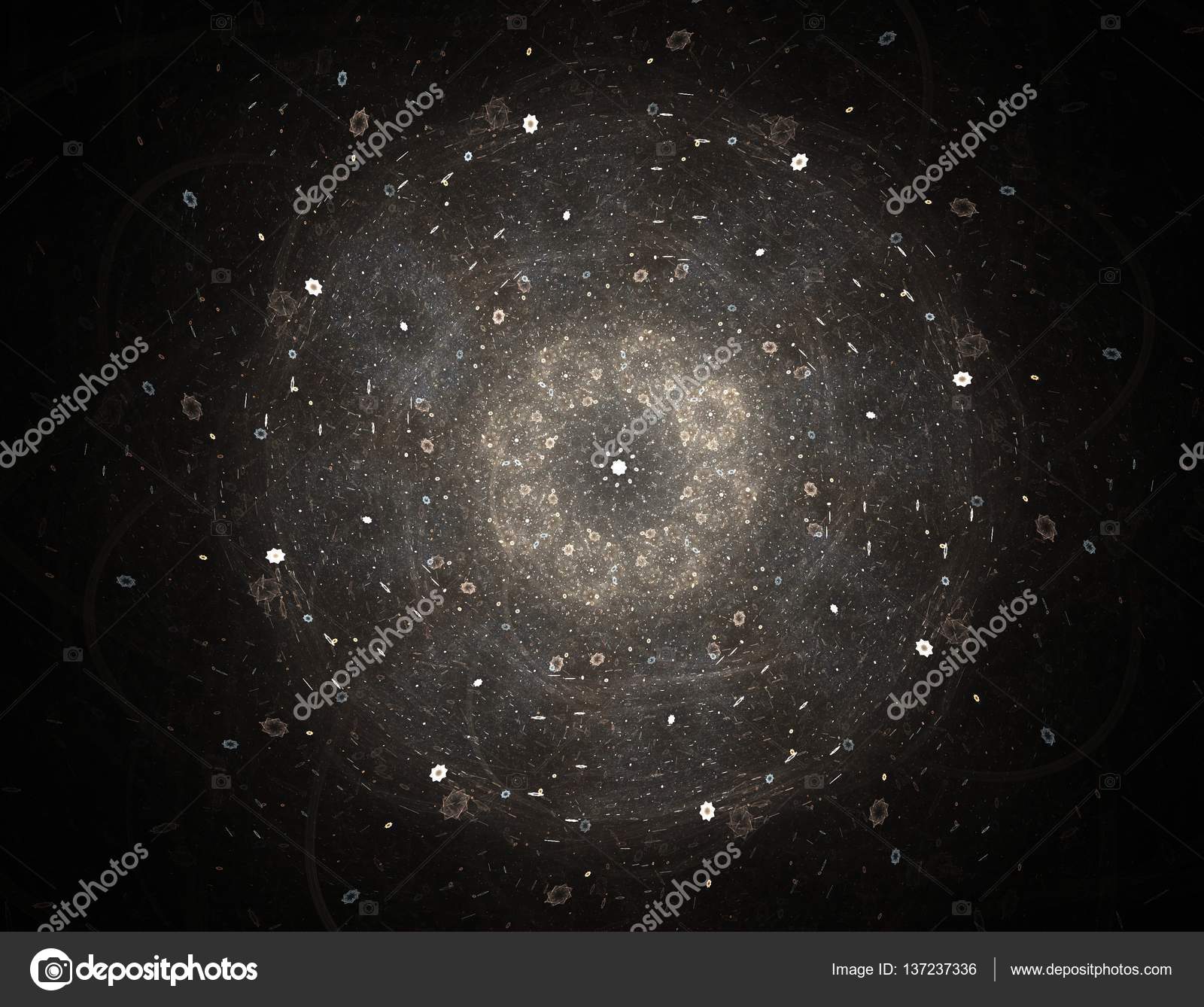 Geometry of Space series. Visually attractive backdrop made of ...