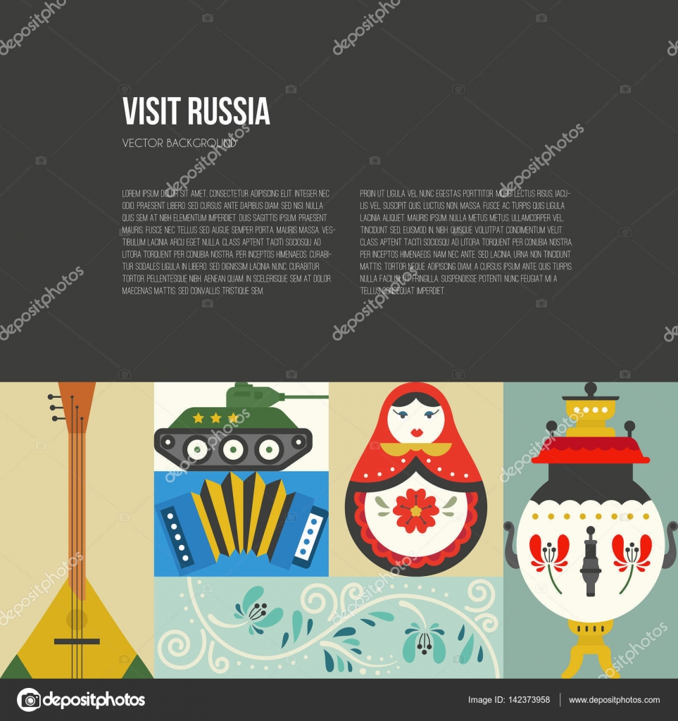Vector Russian Symbols Stock Vector Image by ©Favetelinguis199 #142373958
