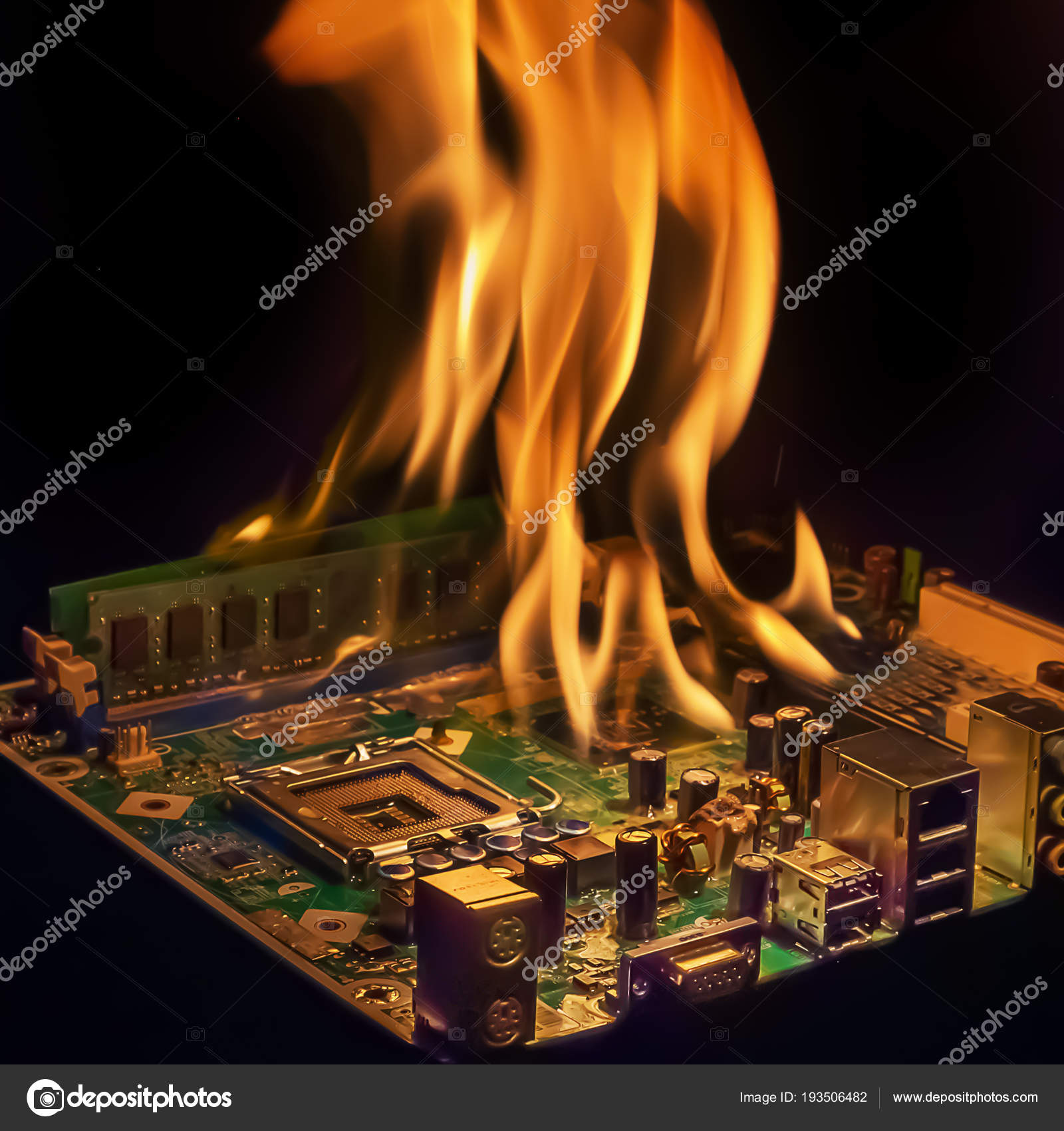 Computer Fire
