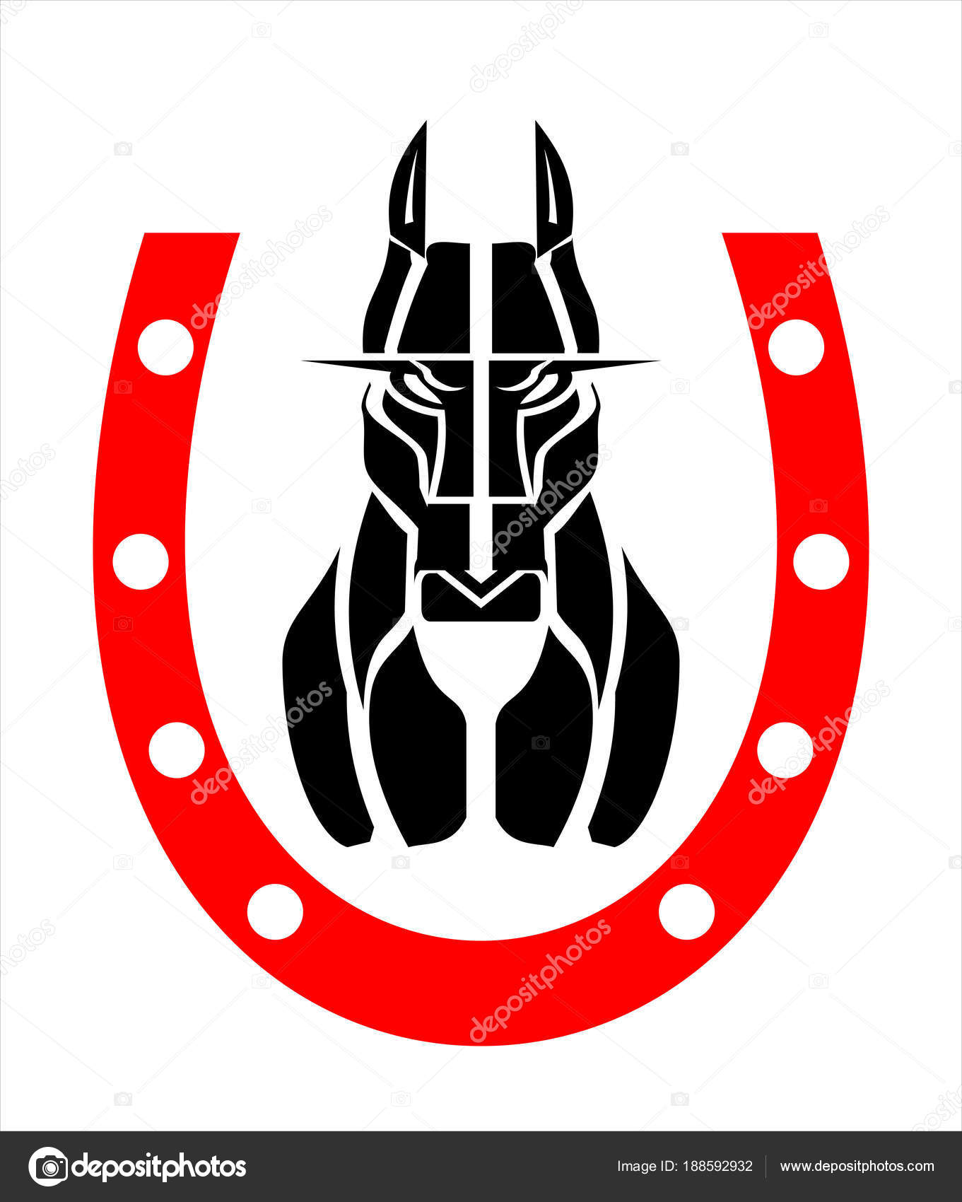 Hestesko Vektor Gratis Hestesko Gratis Vektorsilhuetter På