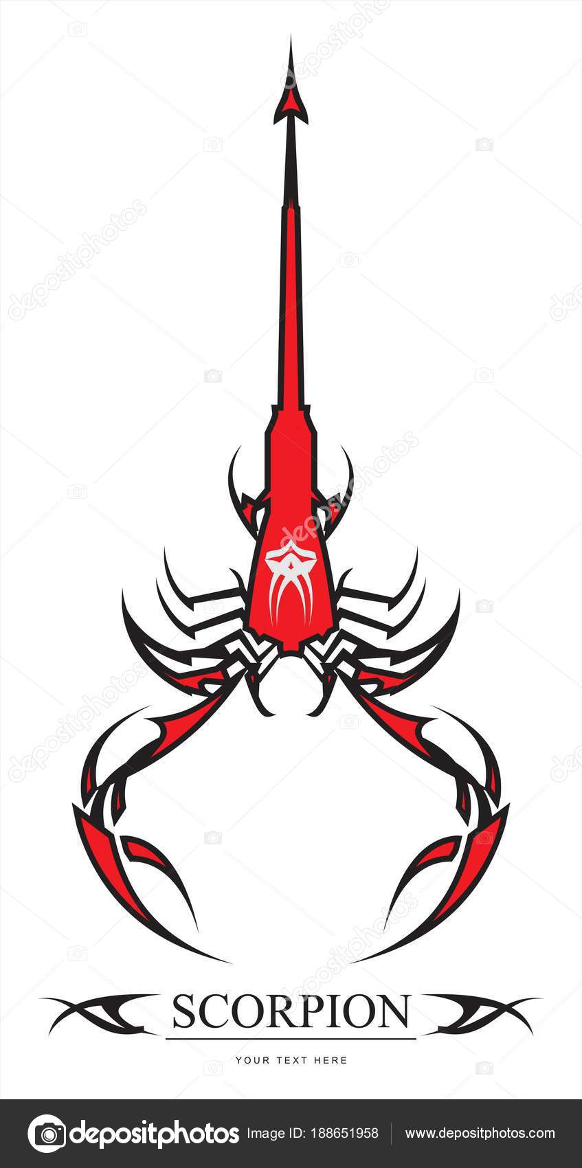 Red Scorpion Vector