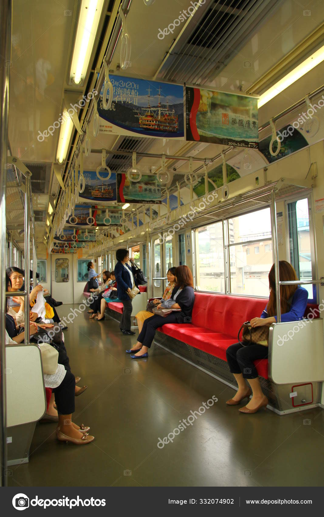 Tokyo Japan May 2013 Metro Line Tokyo Everything Well Designed — Stock ...