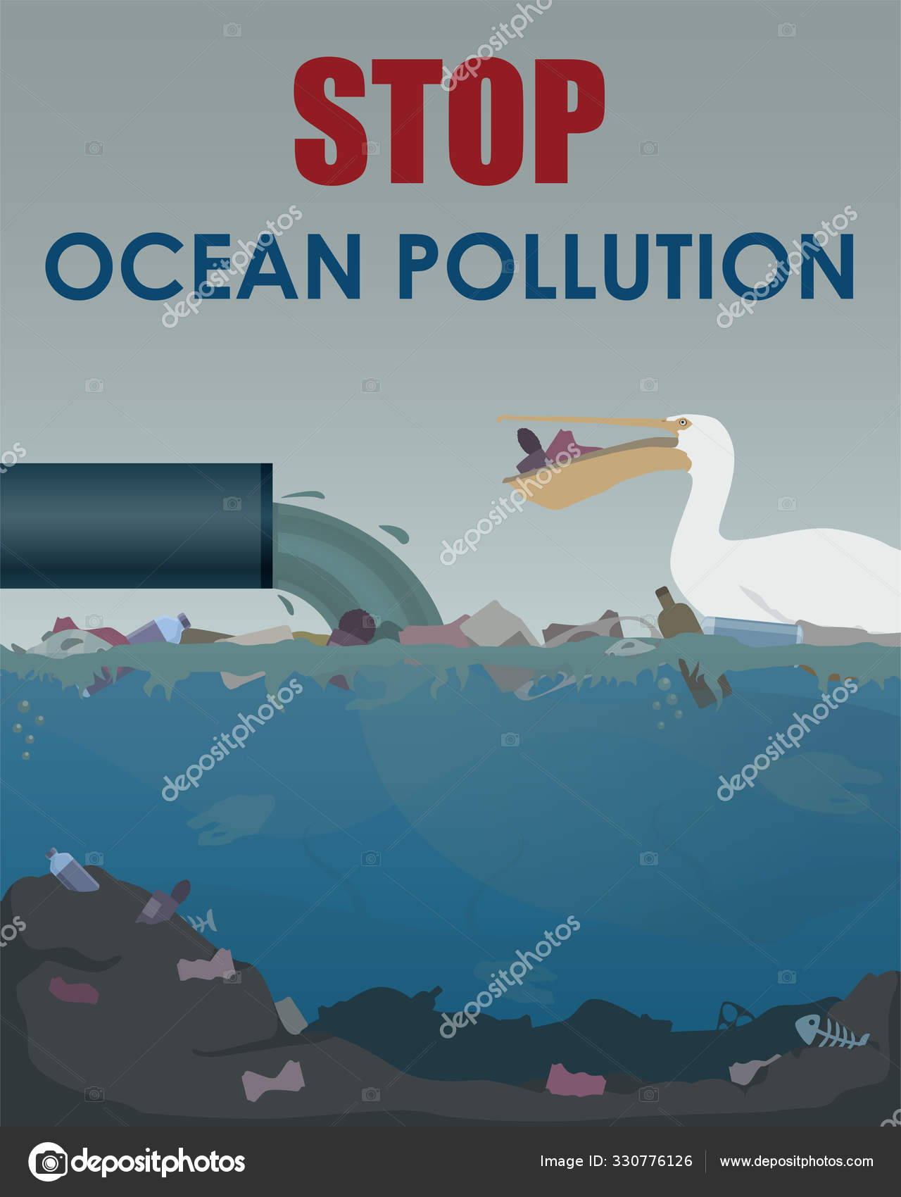 Stop Water Pollution Posters