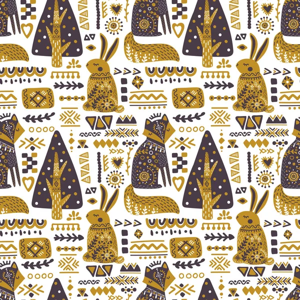Folk art pattern Stock Vector Image by ©viarunia #325135490