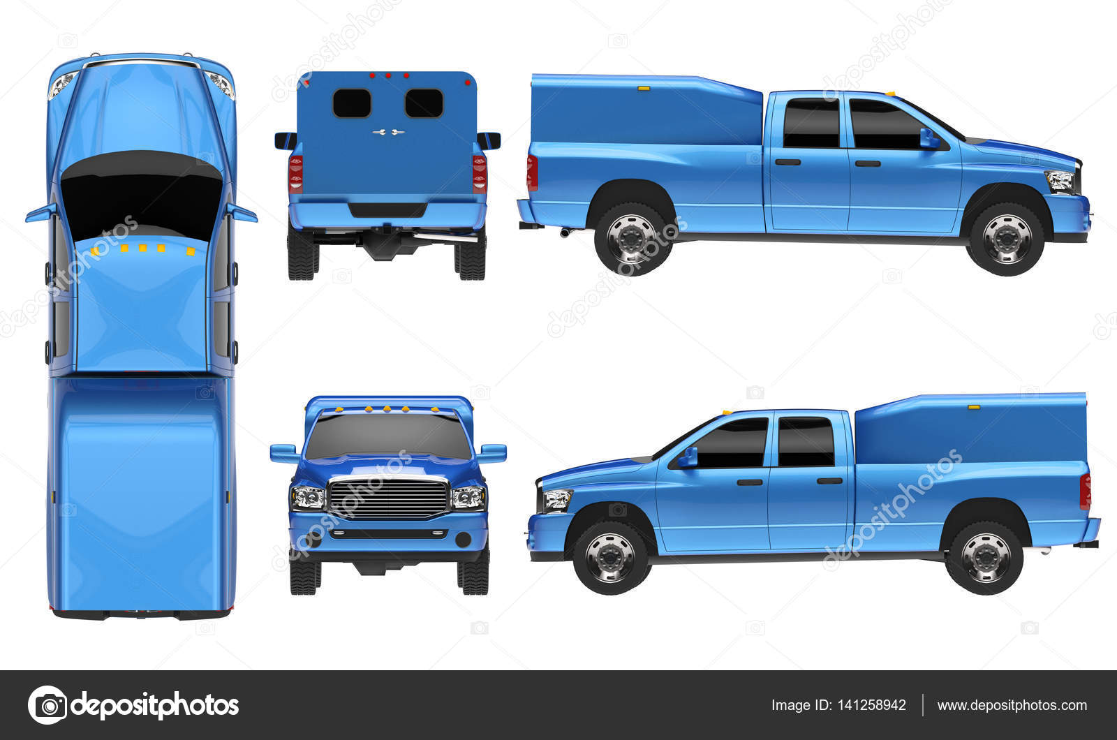 Pickup Truck Template