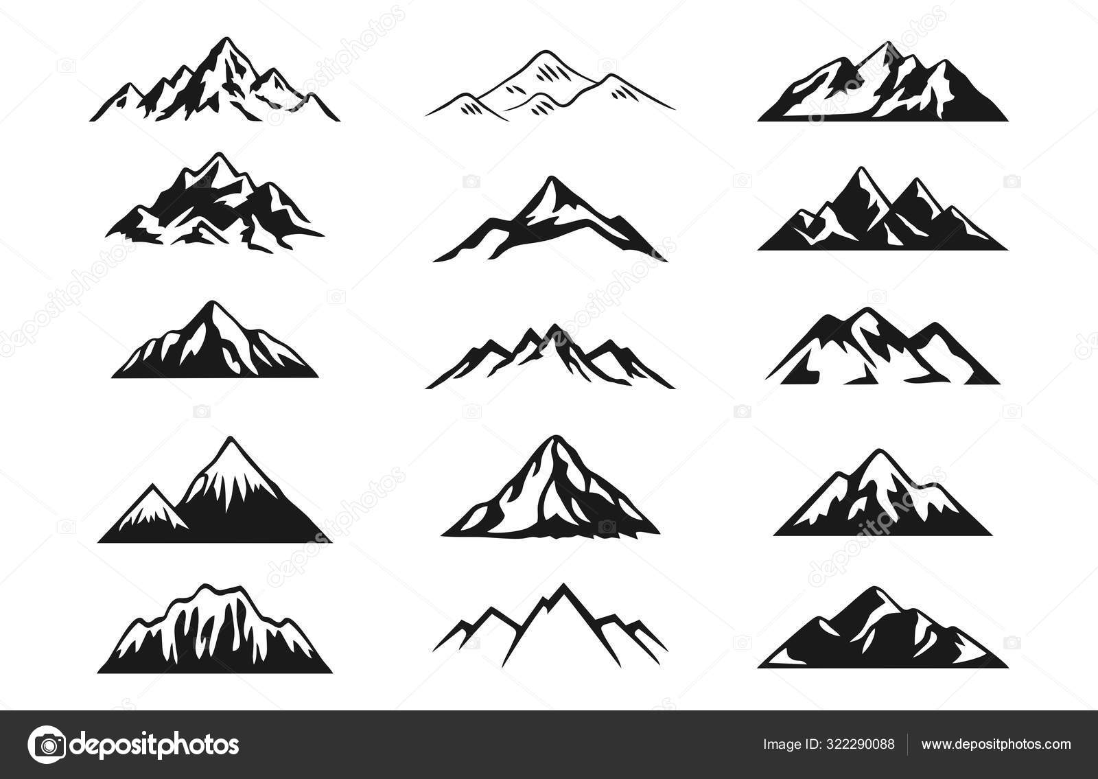 Hill Clip Art Black And White