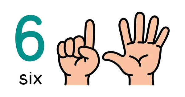 Counting Fingers Clipart