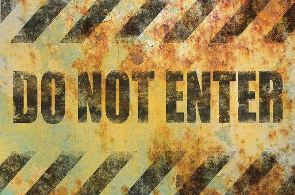 Warning Sign Black Stripes Yellow Background Stock Vector by ©selim123 ...