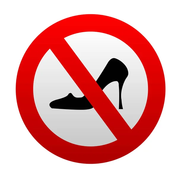 No shoes sign Vector Art Stock Images | Depositphotos