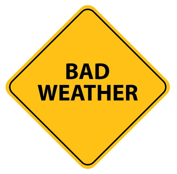 Severe Weather Sign White Background Stock Vector Image by ©selim123 ...