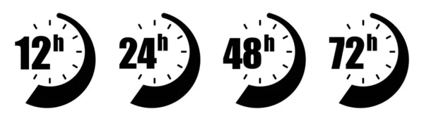 Cronometro 72 horas imágenes de stock de arte vectorial | Depositphotos