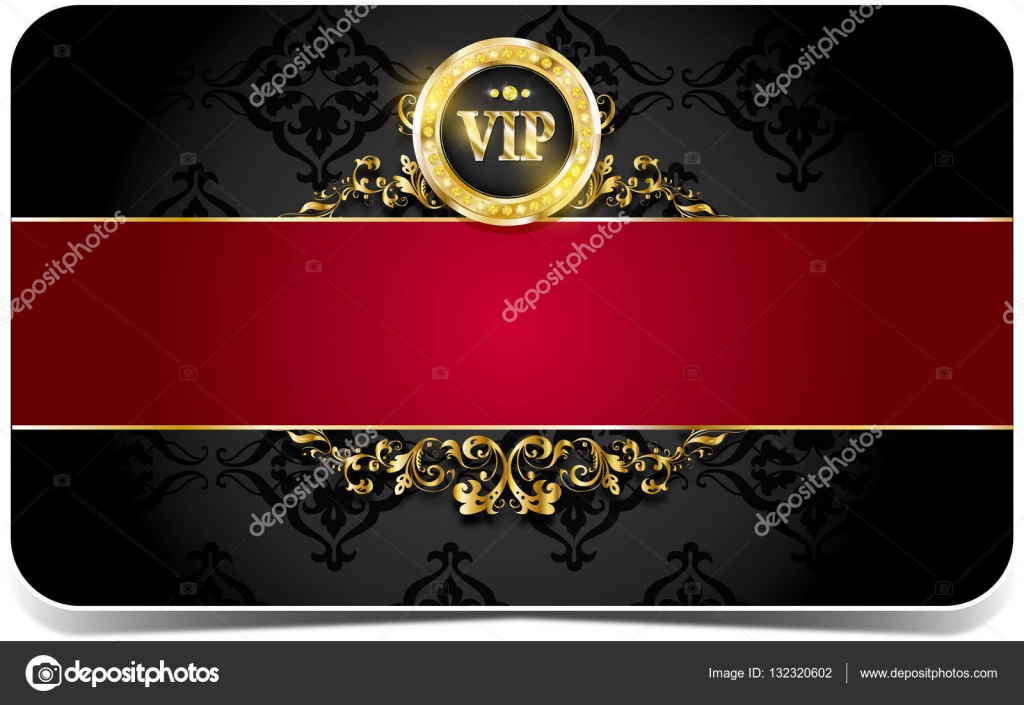 Premium card with golden elements Stock Vector Image by ...