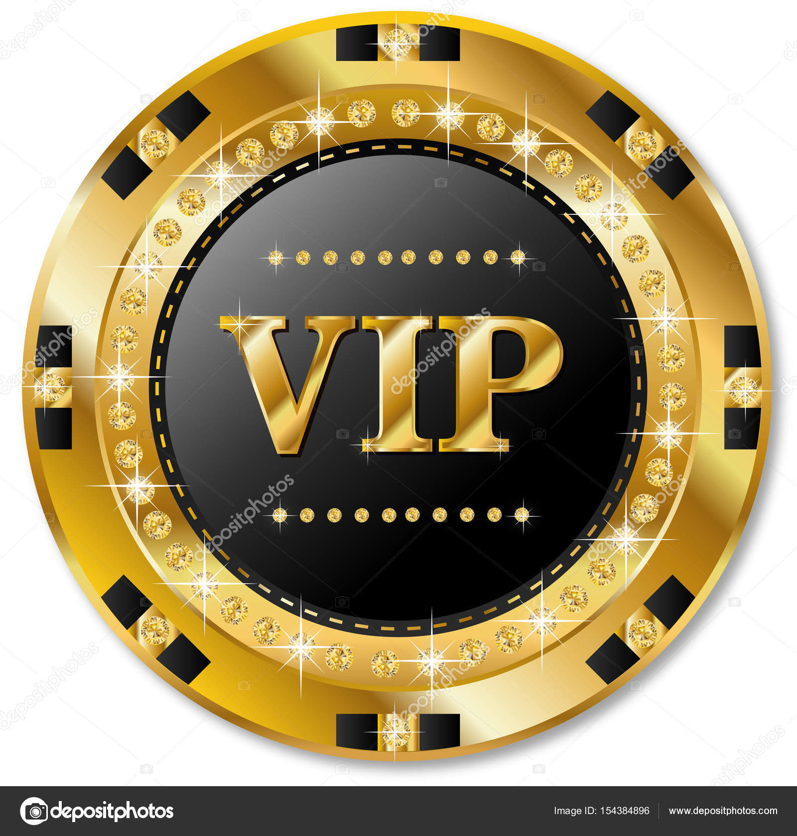 Vip round sign icon Stock Vector Image by ©ElenaBaryshkina #154384896