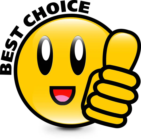 Fat emoticon with thumb up — Stock Vector © yayayoyo #49498687