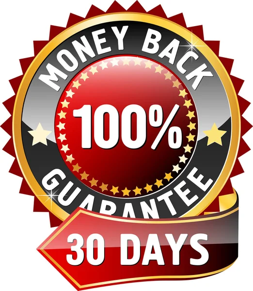 Icon: satisfaction seal | Satisfaction guarantee seal icon — Stock ...