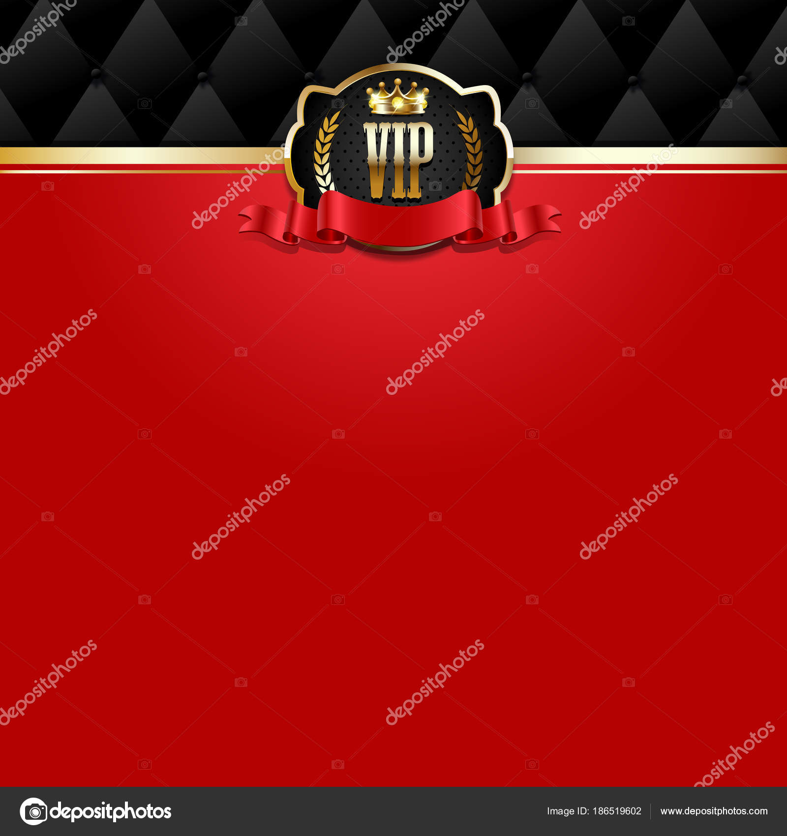 Vip Members Black Abstract Background Vector Illustration Stock Vector ...