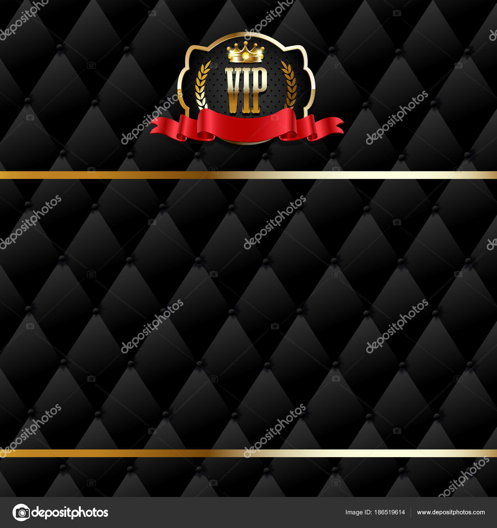 Vip Members Black Abstract Background Vector Illustration Stock Vector ...