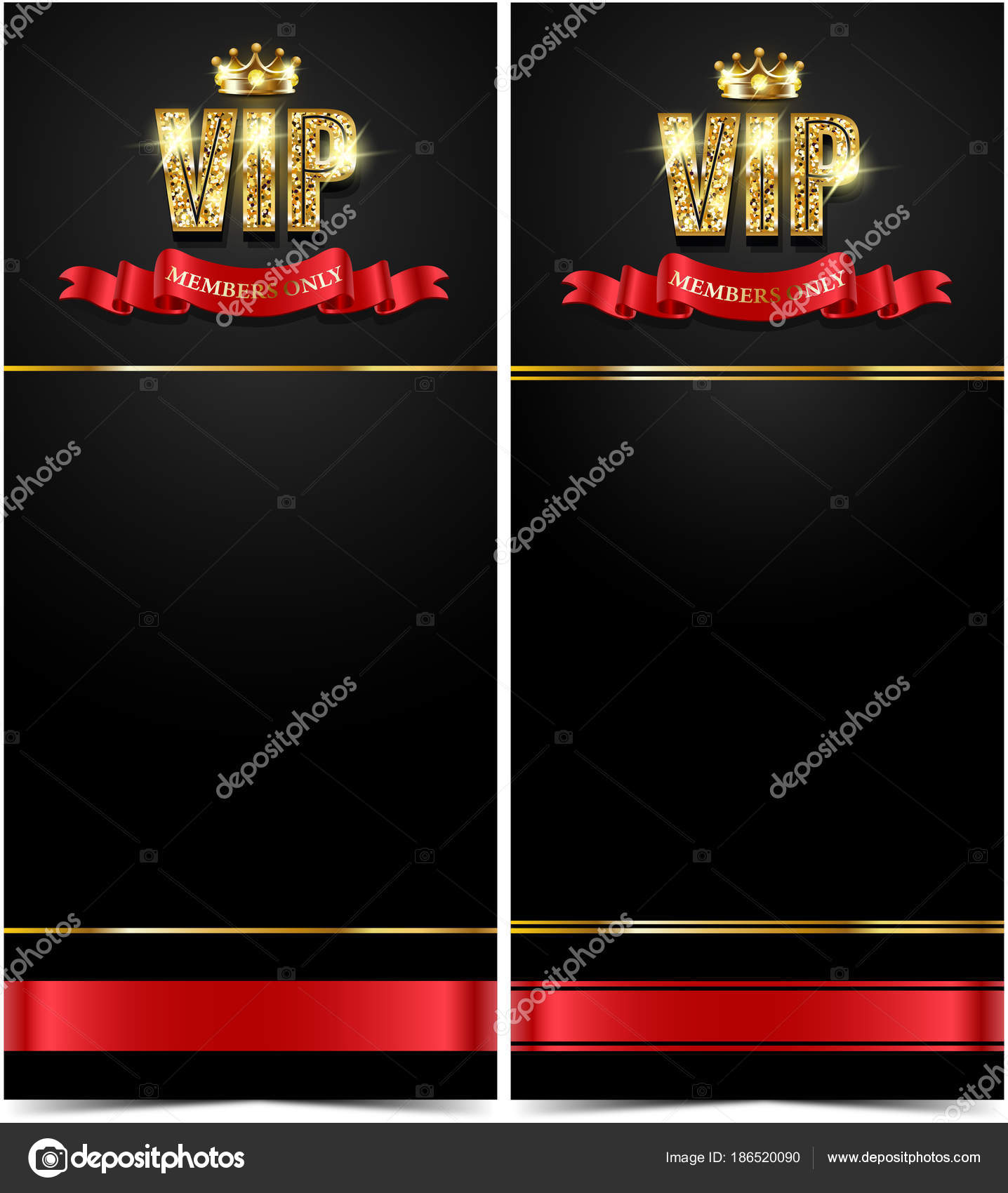 Vip Members Black Abstract Background Vector Illustration Stock Vector ...