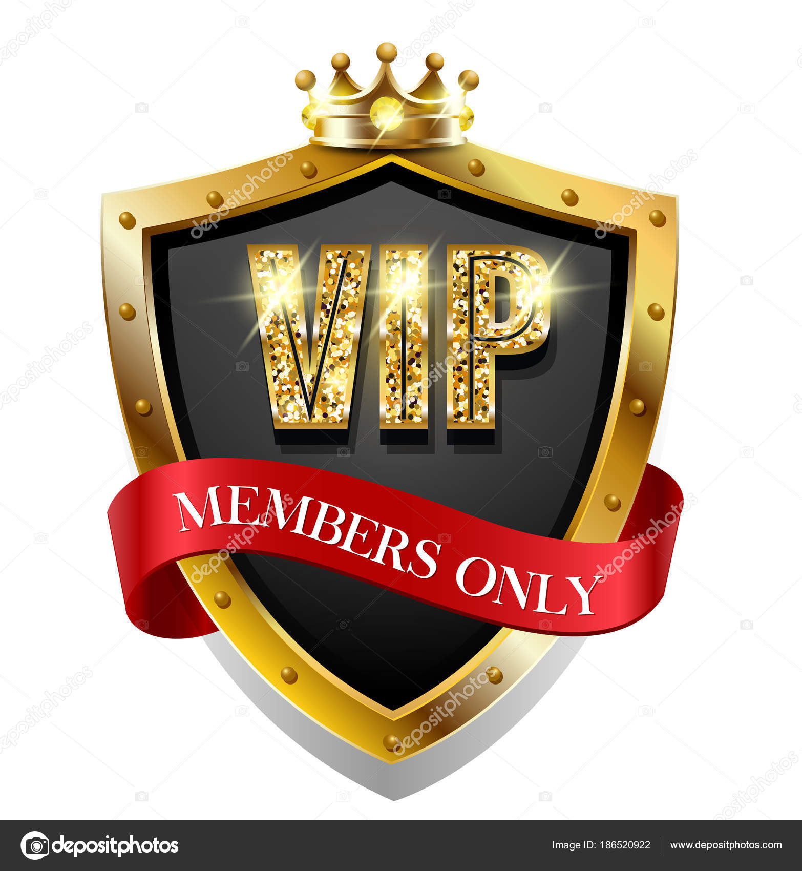 Vip Members Black Abstract Background Vector Illustration Stock Vector ...