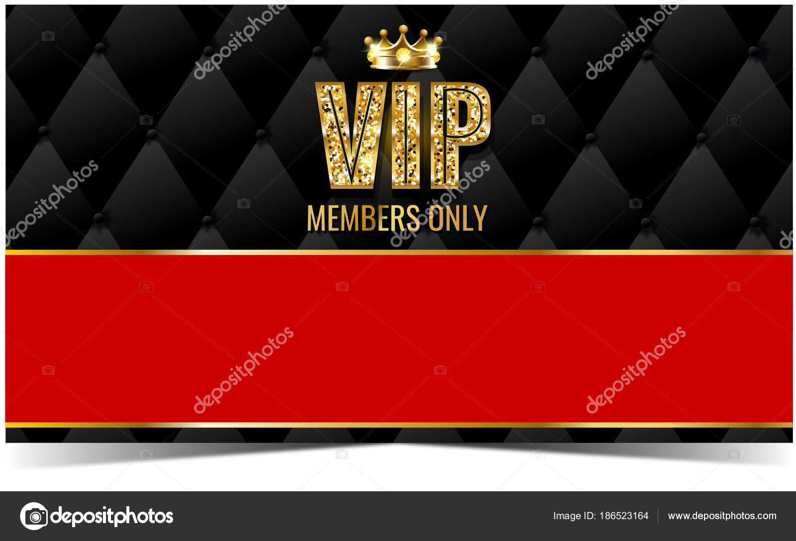 Vip Members Black Abstract Background Vector Illustration Stock Vector ...
