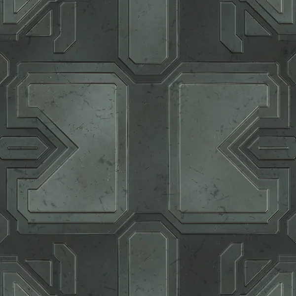 Seamless Scifi Panels Futuristic Texture Spaceship Hull Geometric ...