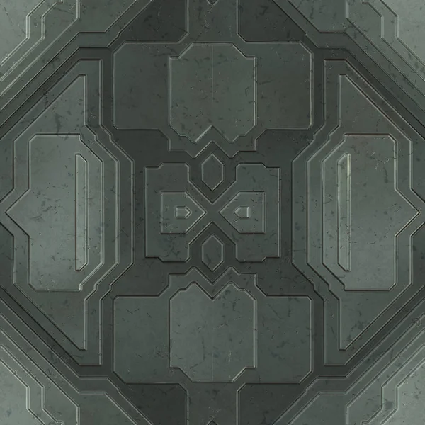 Seamless Scifi Panels Futuristic Texture Spaceship Hull Geometric ...