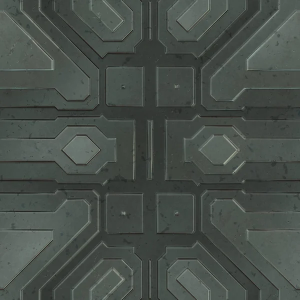 Seamless Scifi Panels Futuristic Texture Spaceship Hull Geometric ...
