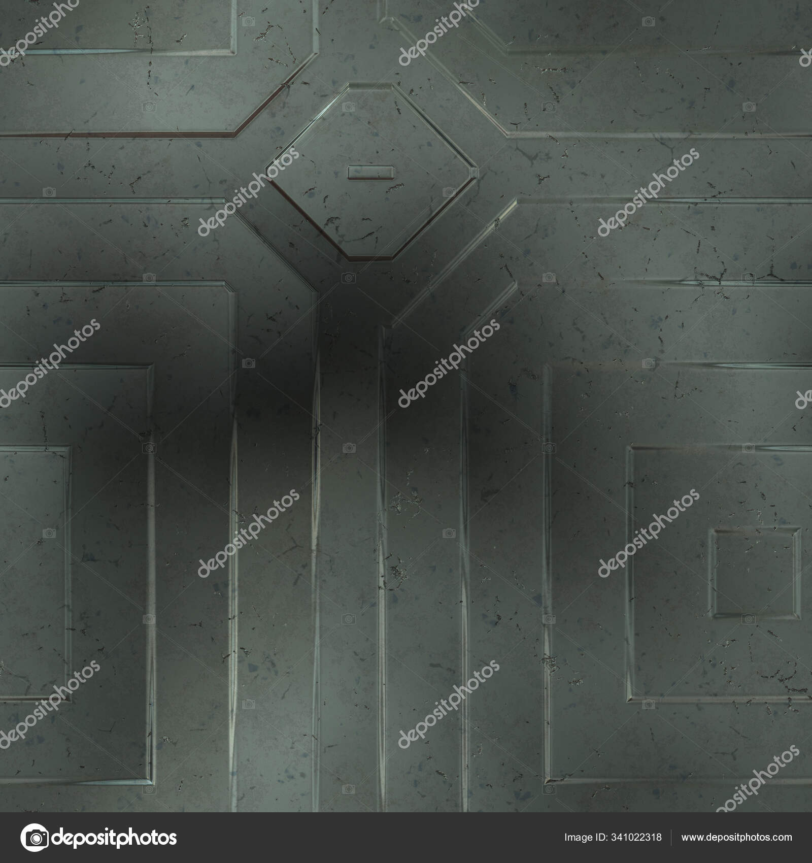 Seamless Scifi Panels Futuristic Texture Spaceship Hull Geometric ...
