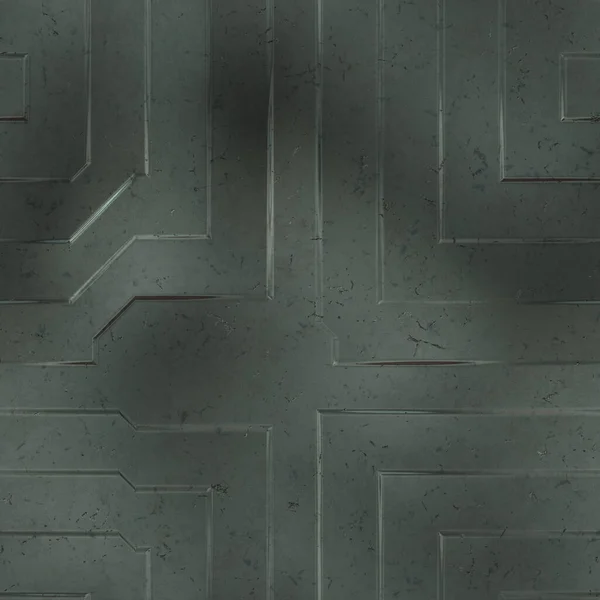 Seamless Scifi Panels Futuristic Texture Spaceship Hull Geometric ...