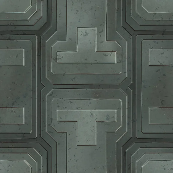 Seamless Scifi Panels Futuristic Texture Spaceship Hull Geometric ...