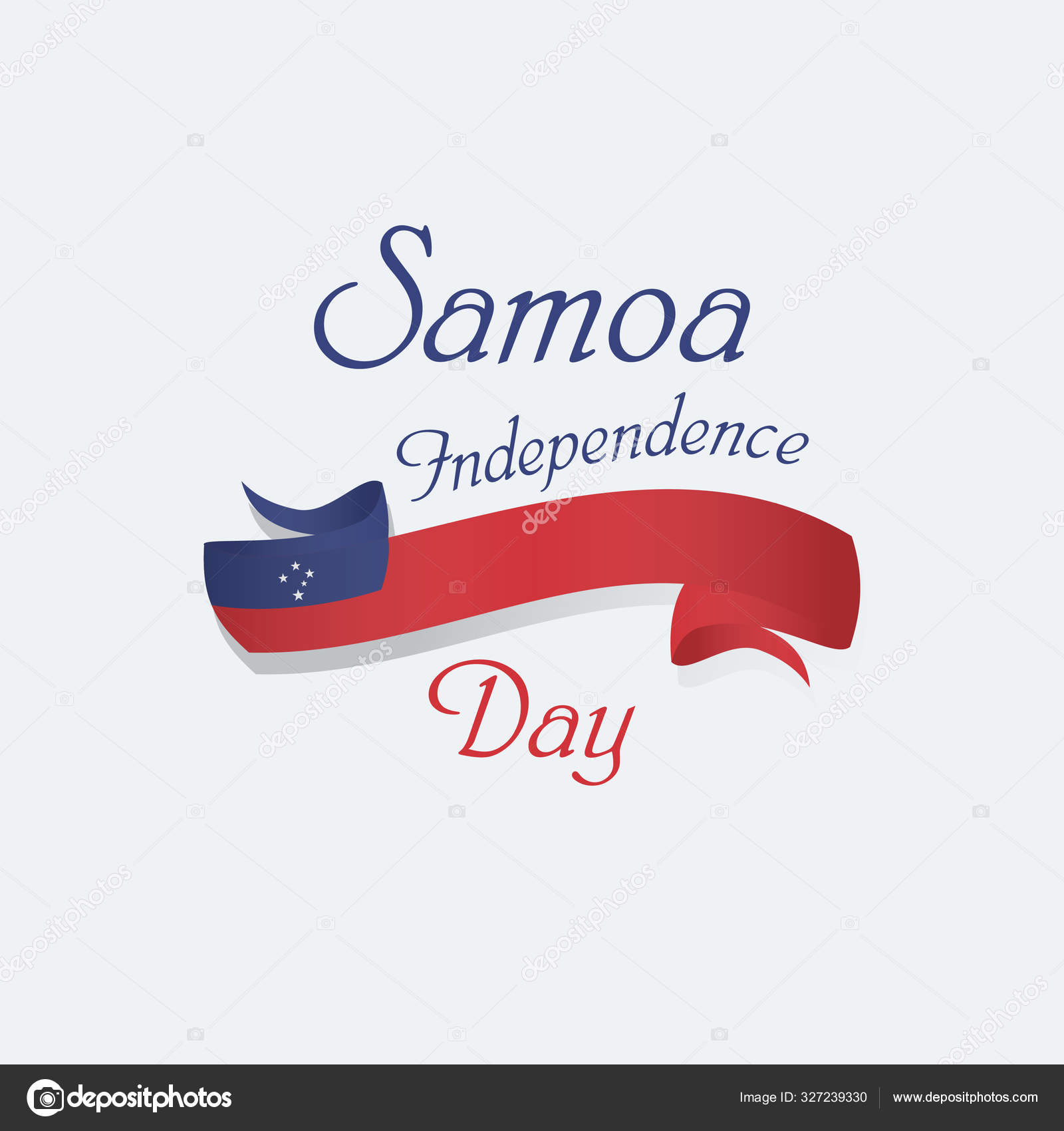 Happy Samoa Independence Day Vector Template Design Illustration Web ...