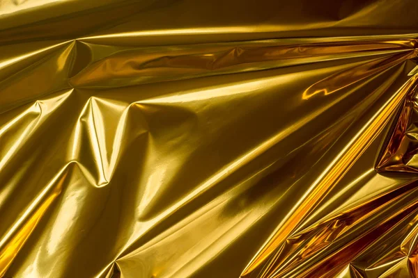 golden folded metallic foil abstract bacgkground - Stock Image - Everypixel