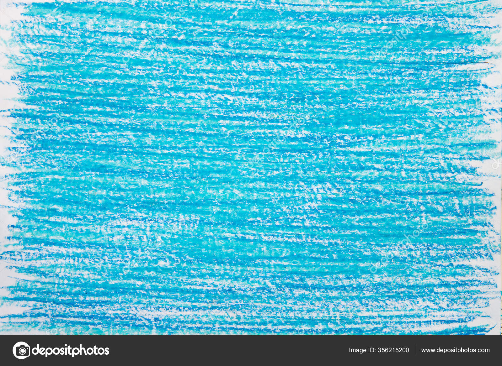 Blue Vax Color Crayon White Paper Background Texture Stock Photo by ...