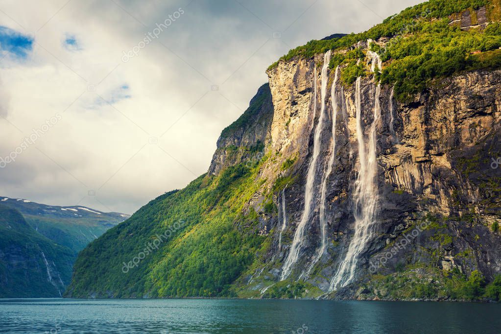 Fiordo de Geiranger. Cascada de siete hermanas, Noruega 2022
