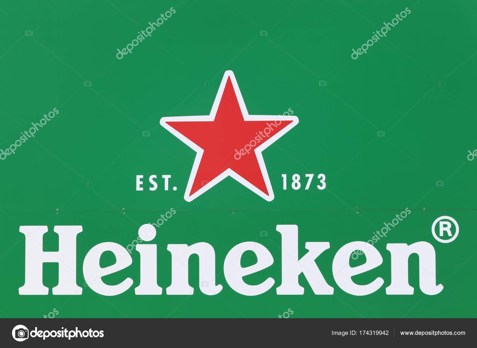 Heineken logo on a wall – Stock Editorial Photo © ricochet69 #174319942