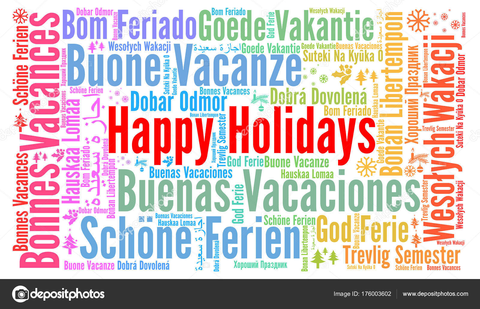 Have A Nice Week End In Different Languages Word Cloud