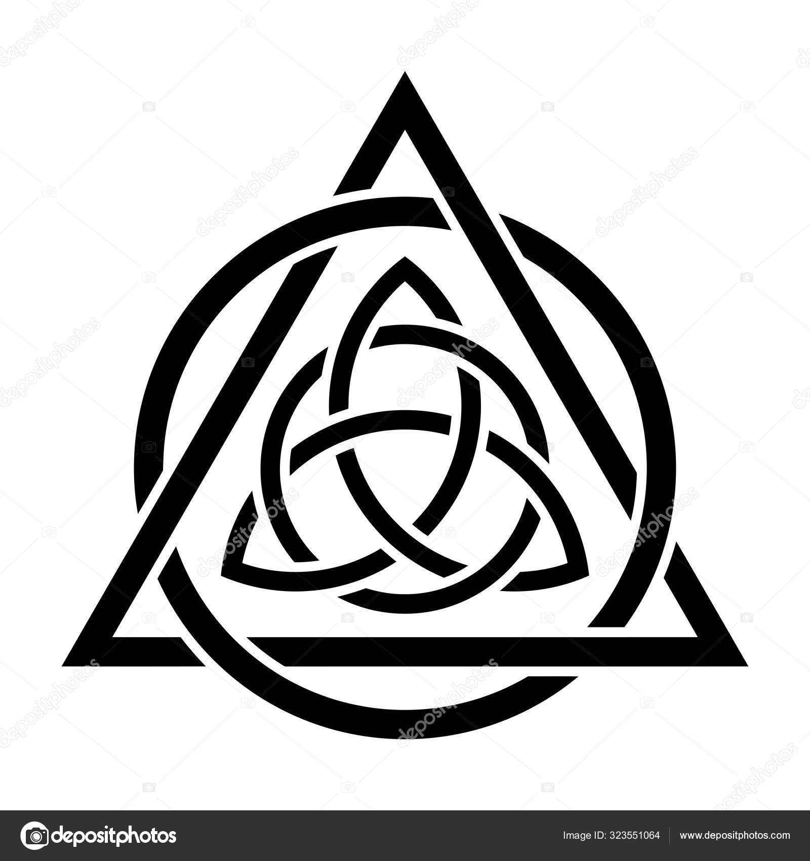 Triquetra Triangle Interlaced Circle Symbol Stock Photo by ©ricochet69 ...