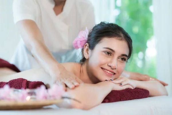 Yougn Asian Woman Relaxing With Hand Spa Massage At Beauty Spa S Stock Image Everypixel