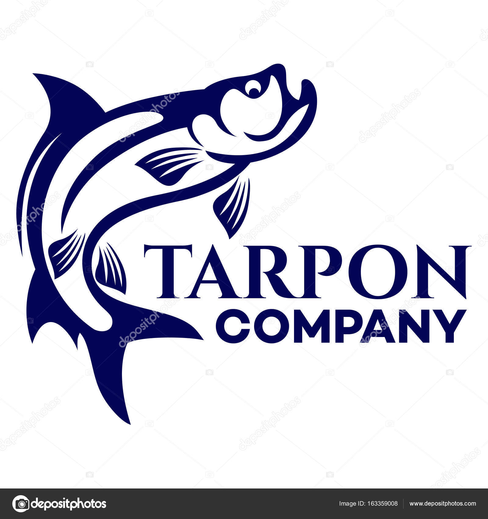 Tarpon logo. Vector illustration. Stock Vector Image by ©Valentin1982 ...