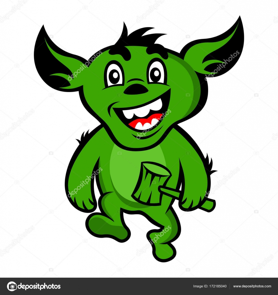 Goblin mascot. Vector illustration. Stock Vector by ©Valentin1982 172185040